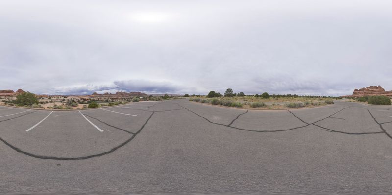 Utah's Open Landscape at Dawn HDRi Maps and Backplates