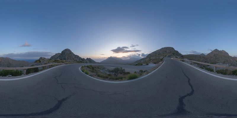 Utah's Open Space at Dawn with Clear Sky HDRi Maps and Backplates