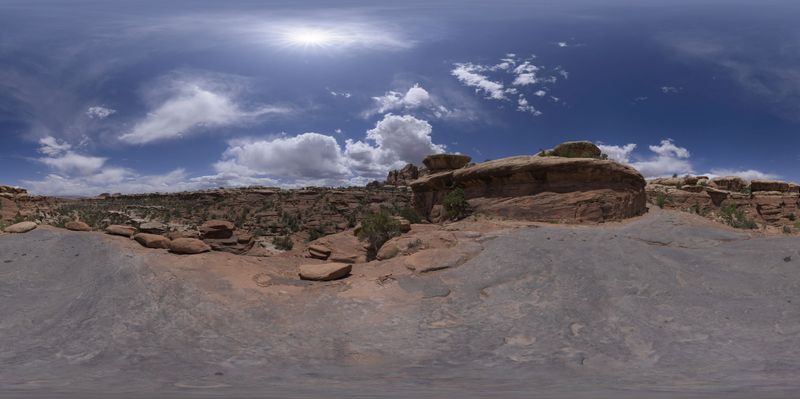 Utah Open Space: A Sunny Day Landscape HDRi Maps and Backplates