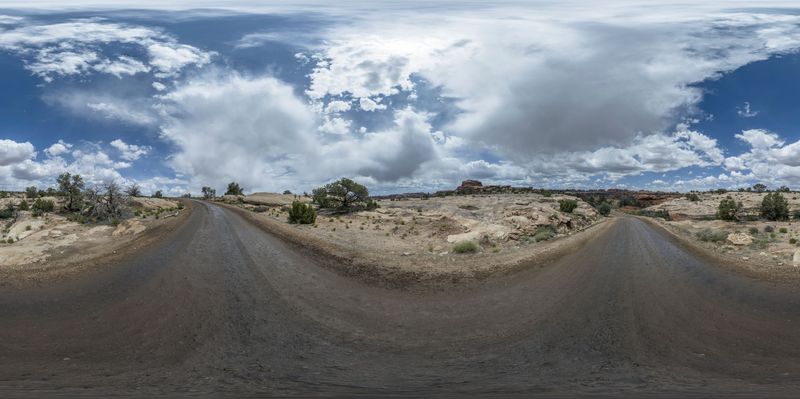 Off-Road Drive Through Utah's Red Rock Canyon HDRi Maps and Backplates