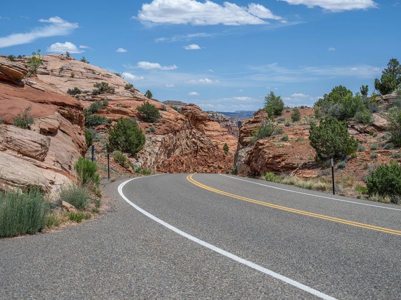 Utah Road Landscape under a Clear Sky HDRi Maps and Backplates