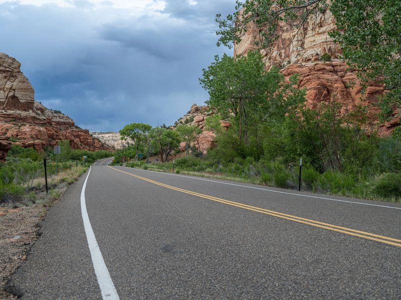 Utah Road Landscape: Clouds, Day, and Nature HDRi Maps and Backplates