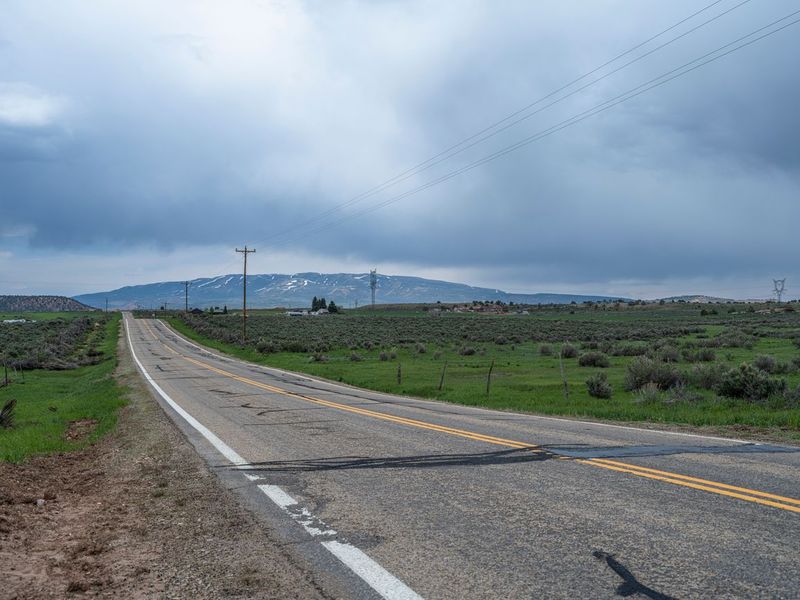 Utah's Rural Landscape: Road Through Fields - HDRi Maps and Backplates