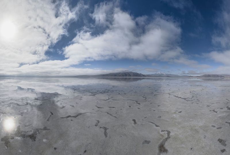 Utah Salt Lake: Mountainous Desert Landscape HDRi Maps and Backplates