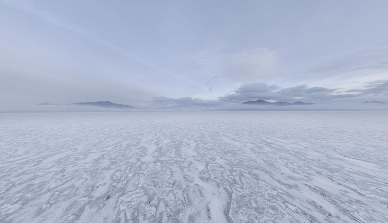 Utah USA Ice Covered Landscape Mountains HDRi Maps and Backplates