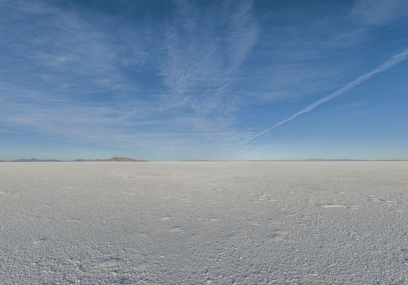 Utah USA Winter Landscape Snow Plain HDRi Maps and Backplates