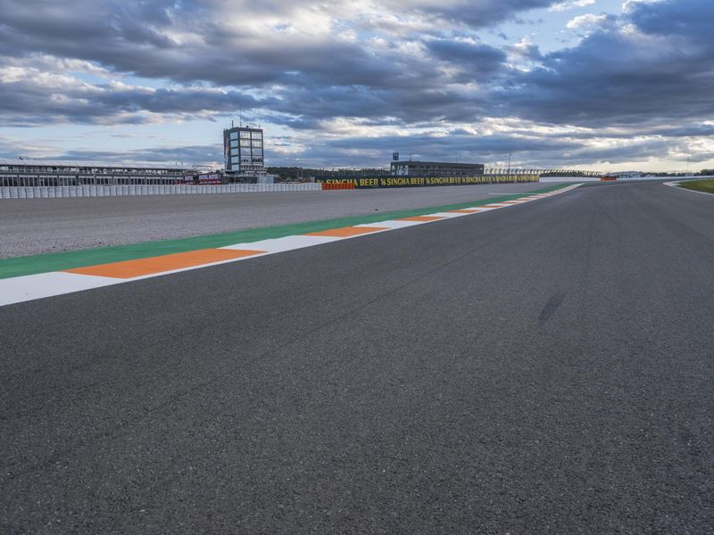 Valencia Spain Race Track Stadium HDRi Maps and Backplates