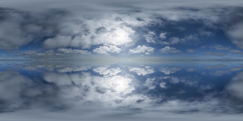 Vast Open Space Under a Sky Dome HDRi Maps and Backplates