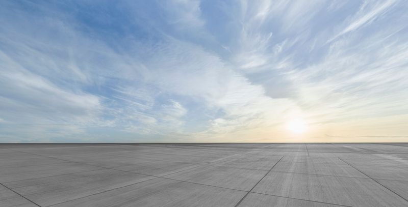 Vibrant Sunrise Over Open Space in California HDRi Maps and Backplates