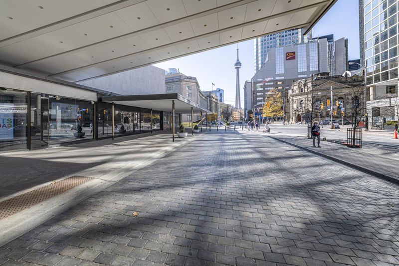 People Walking in Downtown Toronto on a Sunny Day HDRi Maps and Backplates