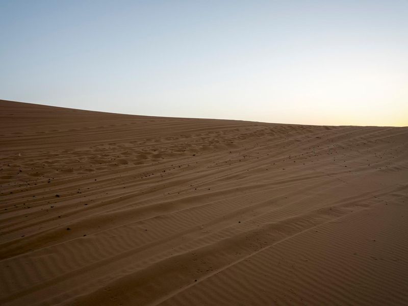 Walking through the Sahara Desert at Dawn HDRi Maps and Backplates
