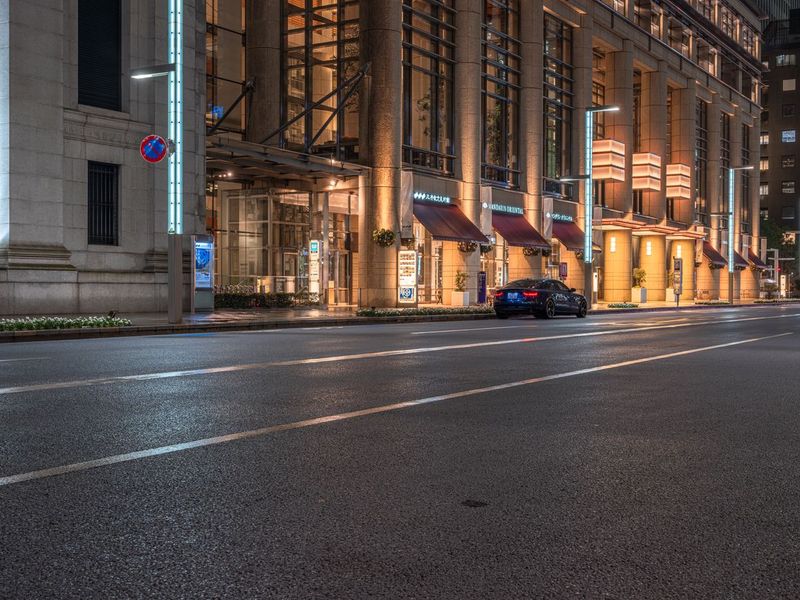 Wet Street in Tokyo at Night: Exploring the City Lights of Japan HDRi ...