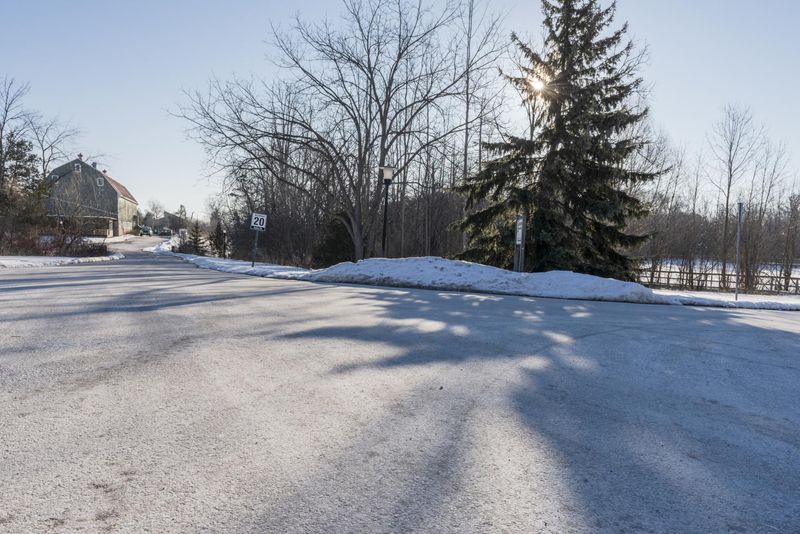 Winter Scene on a Residential Road in Ontario HDRi Maps and Backplates