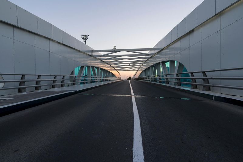 Yas Marina Bridge at Dawn in Abu Dhabi, United Arab Emirates HDRi Maps ...